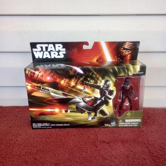 Hasbro | Toys | Star Wars Elite Speeder Bike With Black Stormtrooper ...